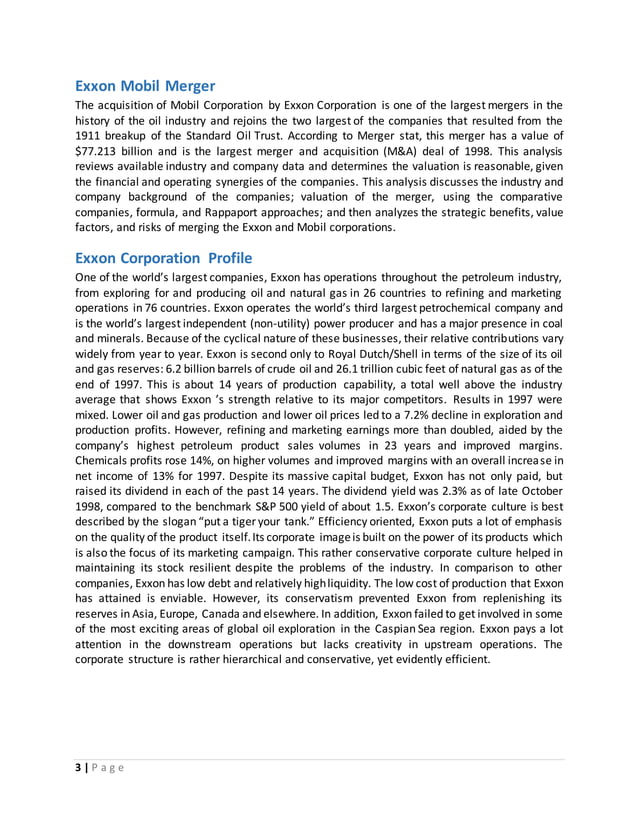Merger of ExxonMobil Corporation v2 | DOCX
