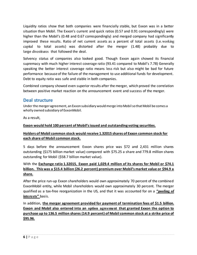 Merger of ExxonMobil Corporation v2 | DOCX