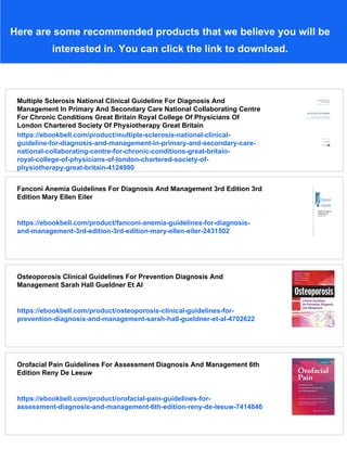 Guidelines For Diagnosis And Management Of Infective Endocarditis In Adults Emily G Mcdonald | PDF