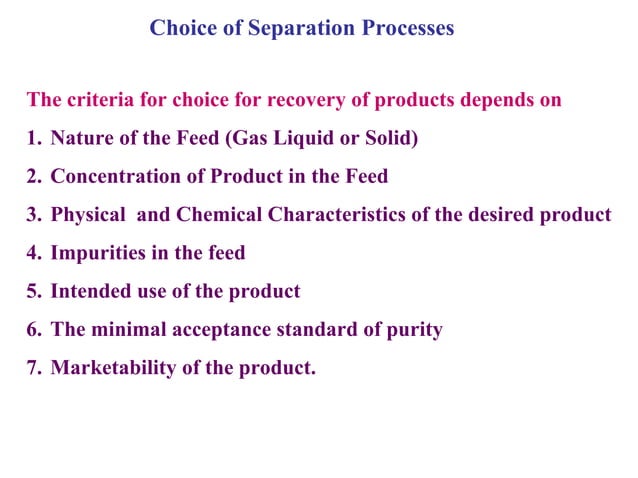 284330054-Chapter-1-Modern-Separation-process-ppt.ppt | Chemistry | Science