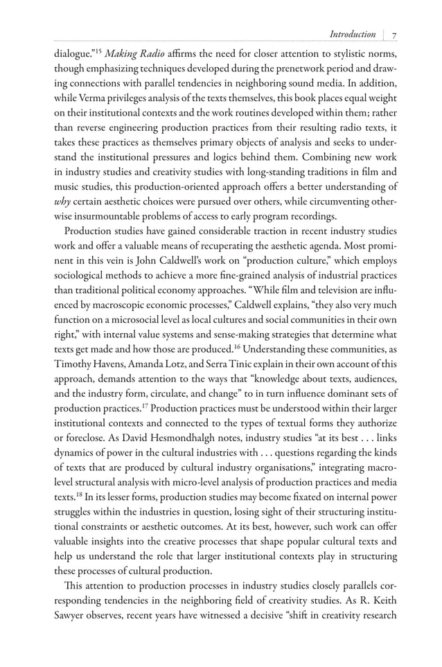 Making Radio: Early Radio Production and the Rise of Modern Sound ...