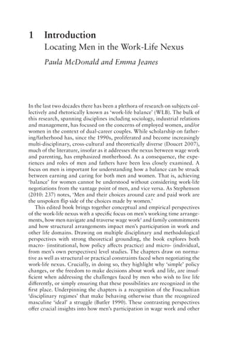 Men Wage Work And Family Paula Mcdonald Emma Jeanes Editors | PDF