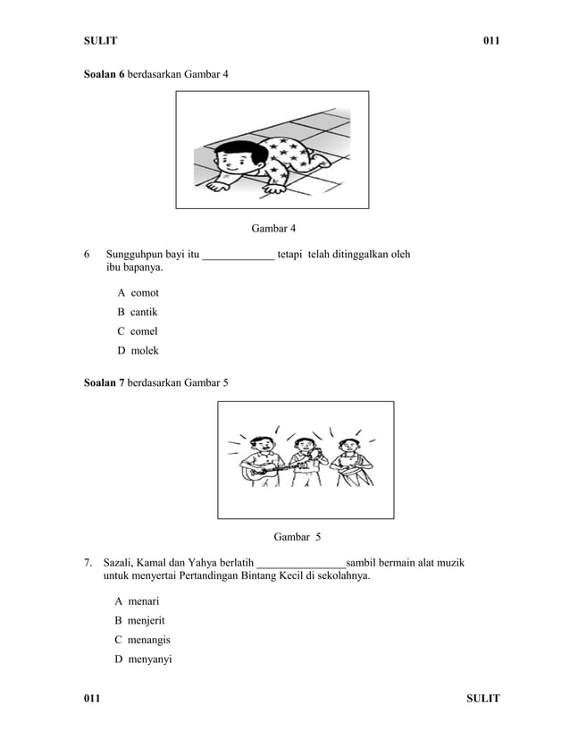 28443119 soalan-bm-bahasa-melayu-pemahaman-tahun-4-131115050029-phpapp01 | PDF