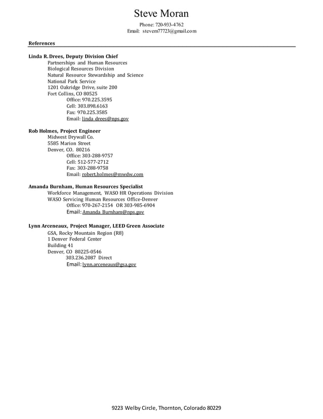 Steve's Resume 10-1-15 (2) | PDF