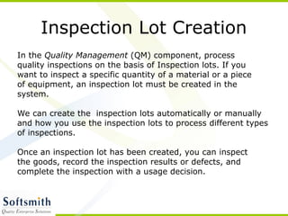 SAP-QM.ppt for Quality Management training | PPT