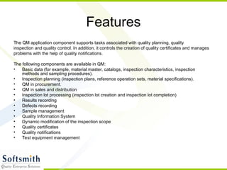SAP-QM.ppt for Quality Management training | PPT