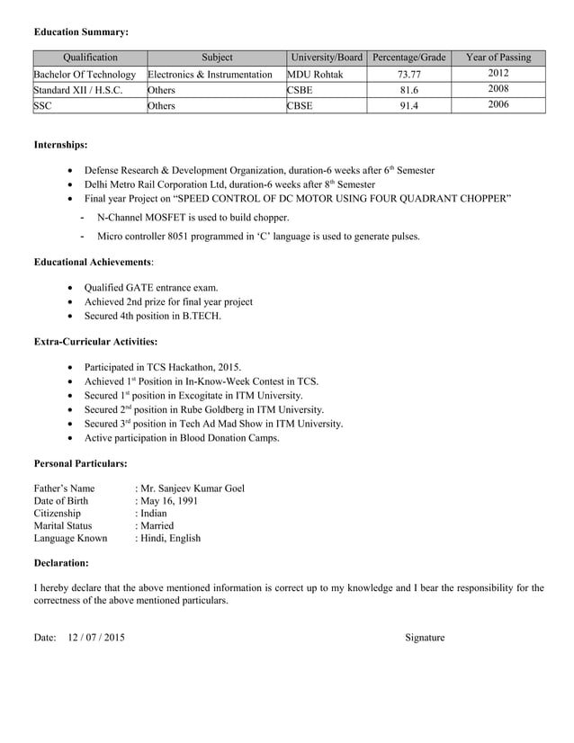 Kunal_Resume | PDF