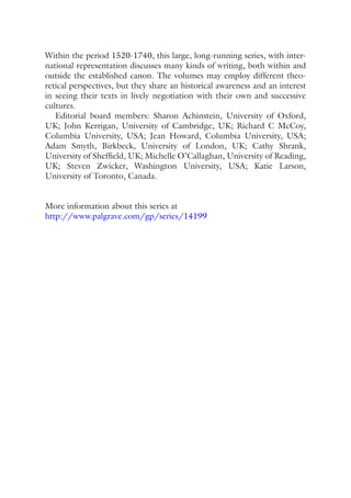 Reading Children In Early Modern Culture Edel Lamb | PDF