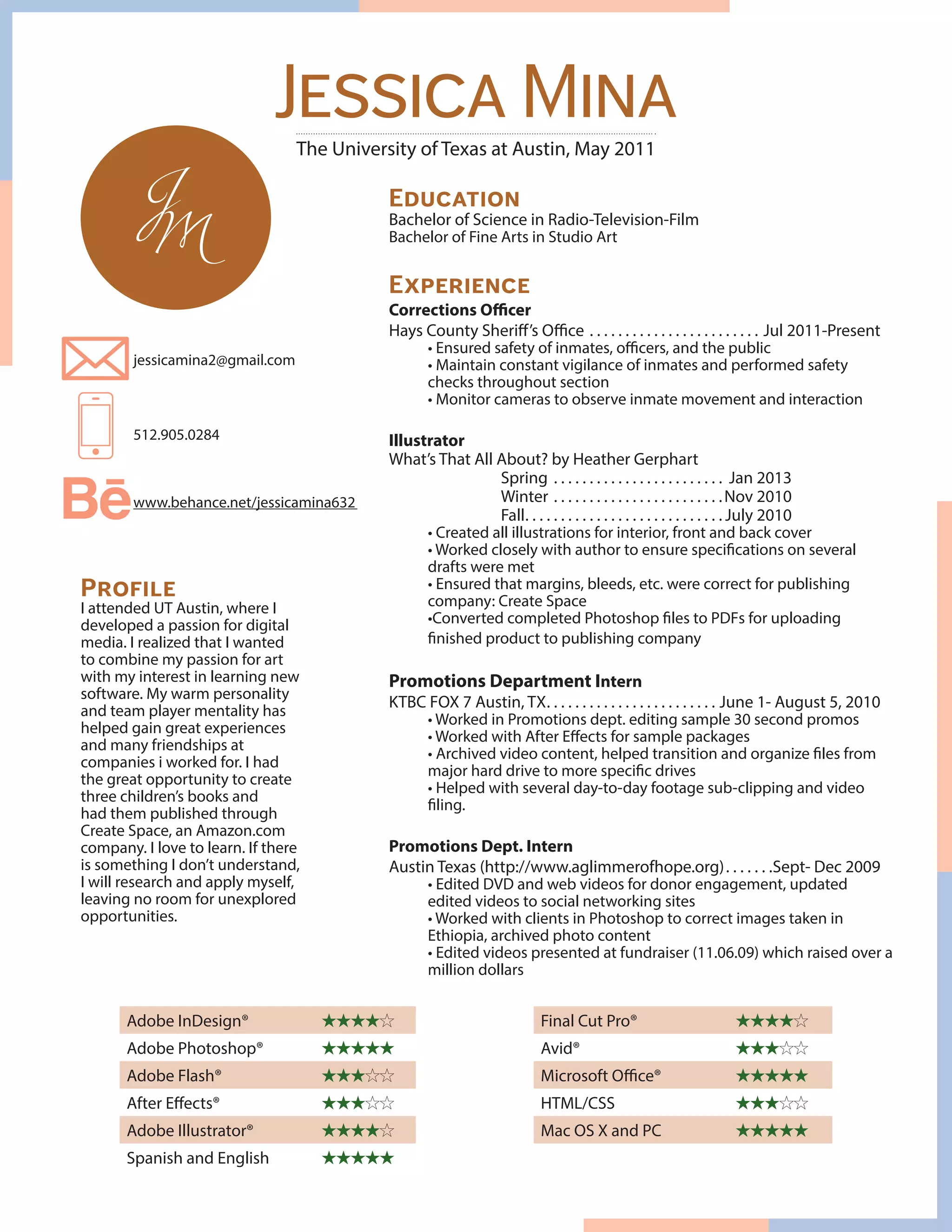 Jessica_Mina_Resume2015 | PDF