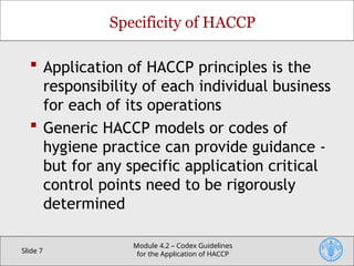HACCP AWARENESS AND IMPLEMENTATION PRESENTATION | PPT