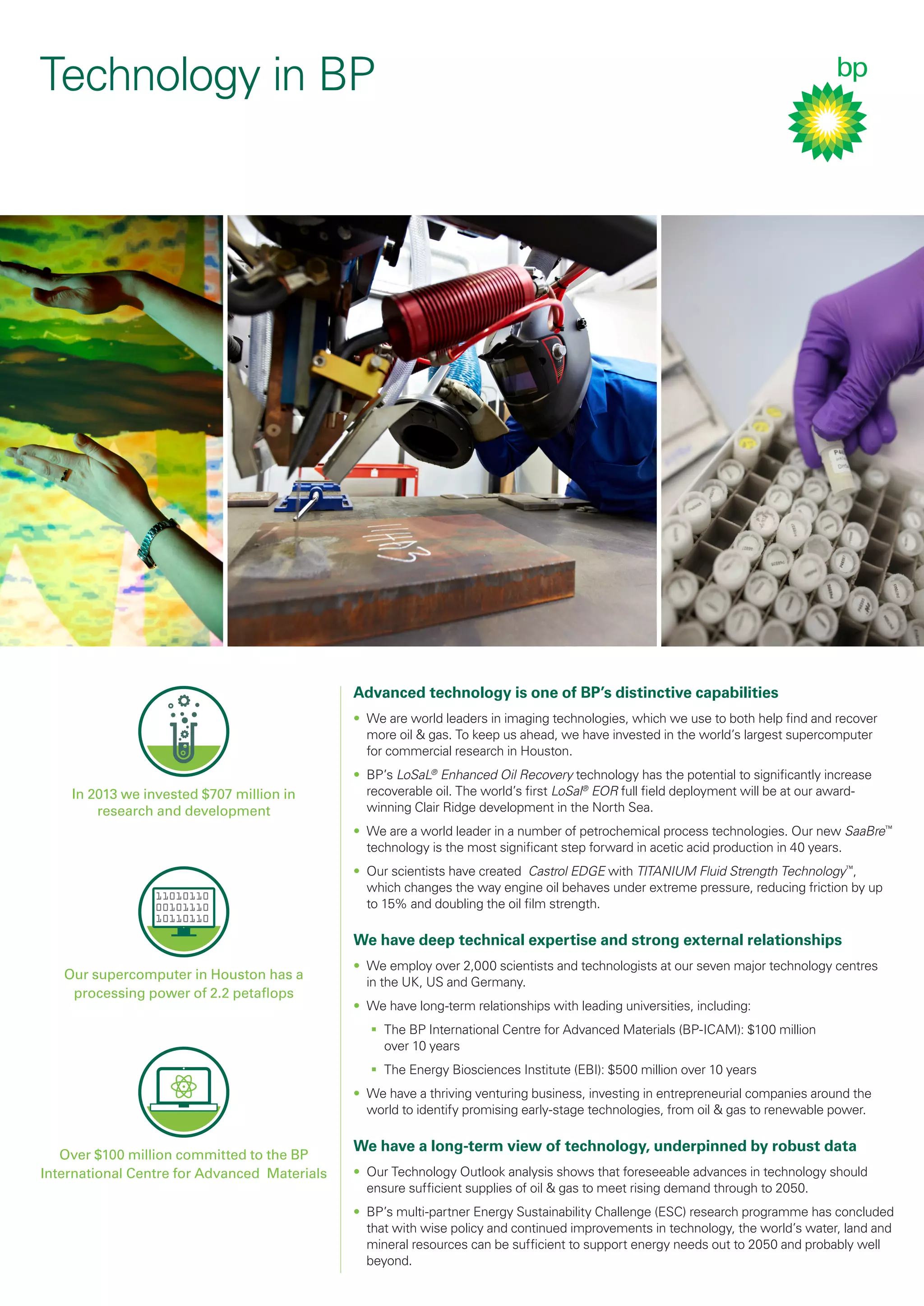 Technology in BP - Factsheet | PDF