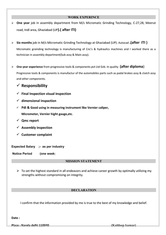kuldeep resume | PDF