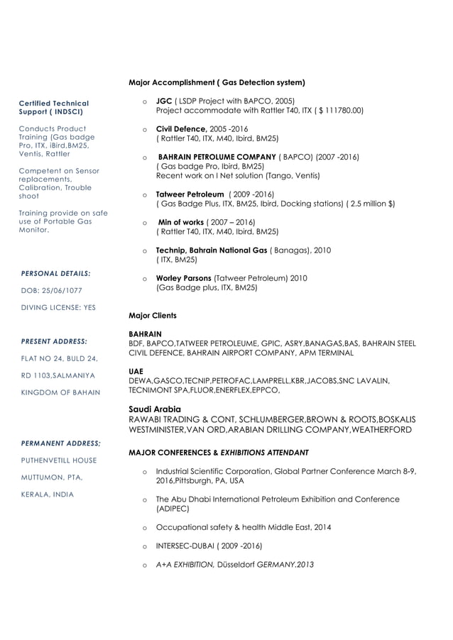 LIJU THOMAS CV | PDF