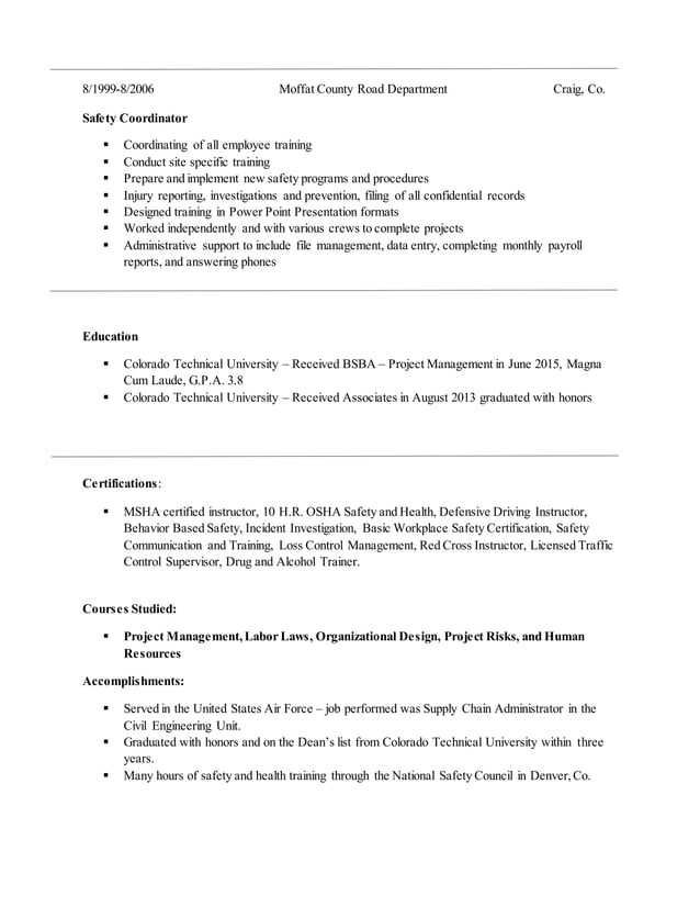 Cover letter and resume | DOCX | Civil Engineering Industry | Industries