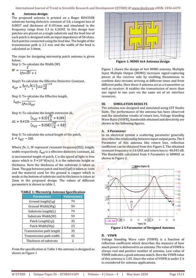 Design and Simulation of Smart Antenna for D2D Communication | PDF
