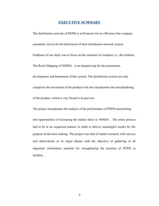 284 distribution network of pepsi in jaunpur | DOC
