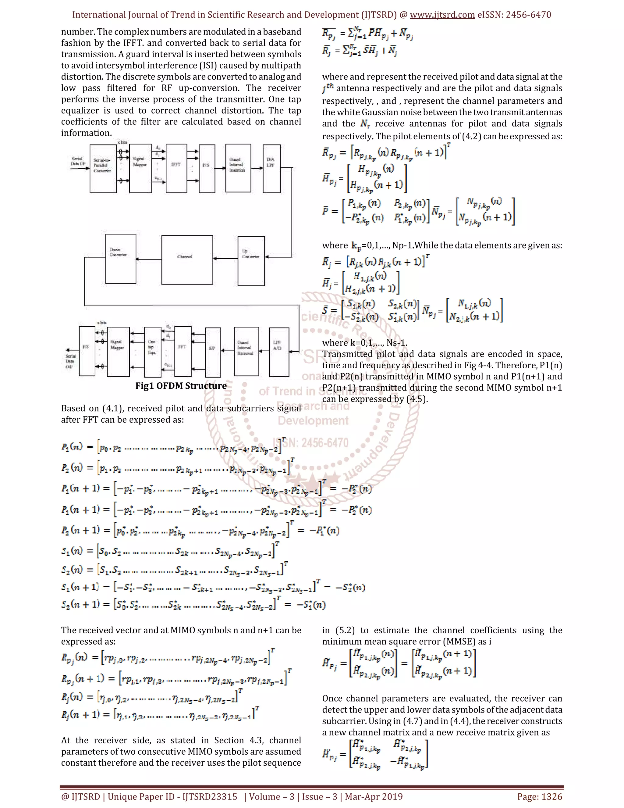 Evaluation Of Ber In Lte System Using Various Modulation Techniques