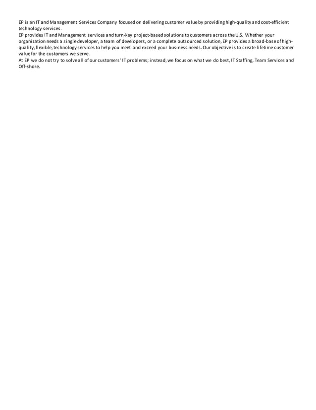 Empower Professionals | DOCX | Information Services Industry | Industries