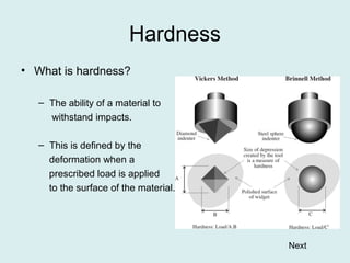 2850 20 unit 202 physical and mechanical properties of materials | PPT