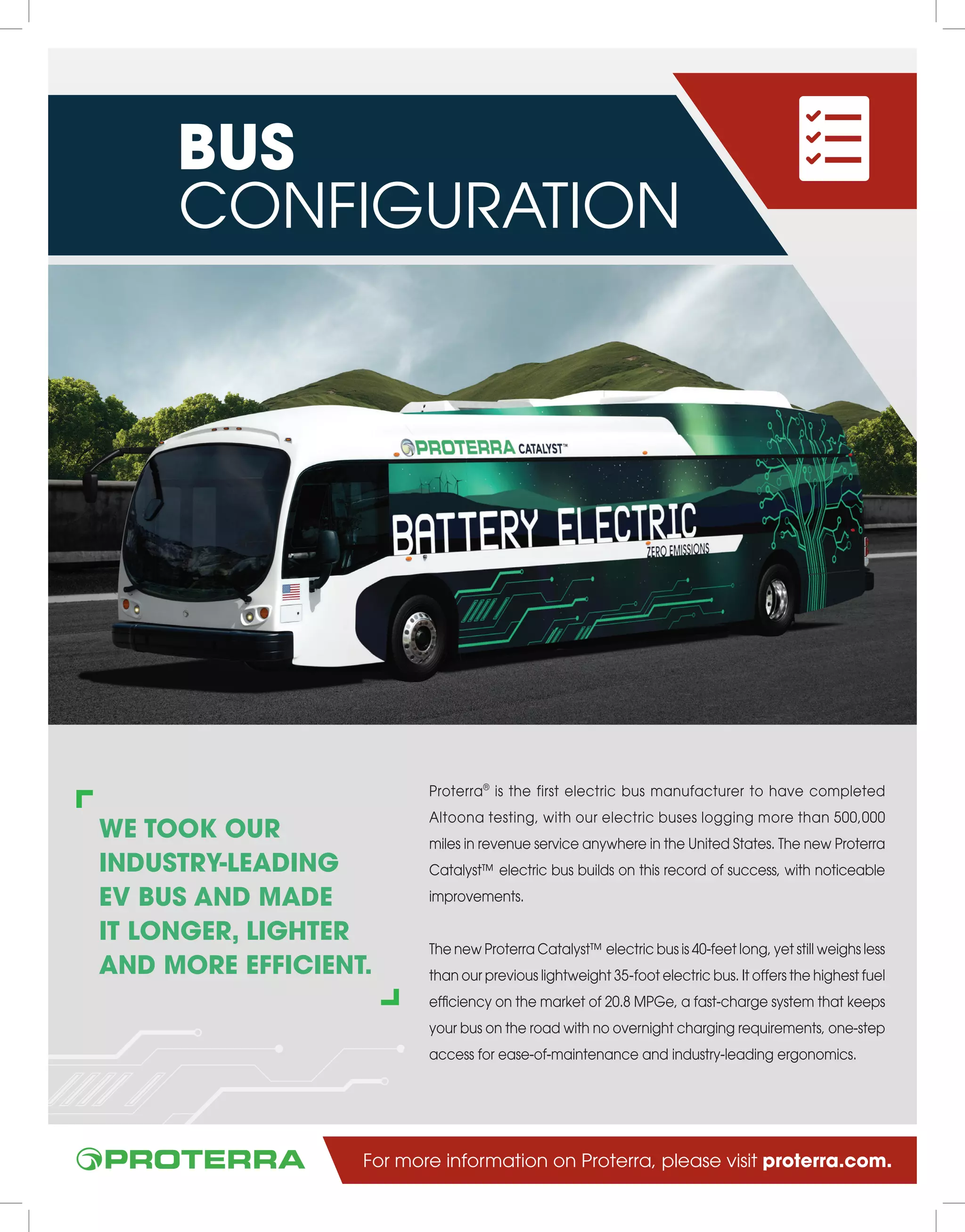 Proterra TearSheet | PDF