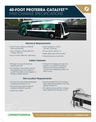 Proterra TearSheet | PDF