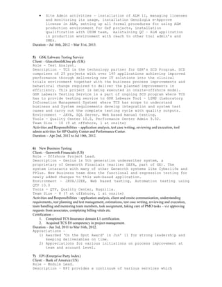 Resume - Gagan Gupta | DOC | Databases | Computer Software and Applications
