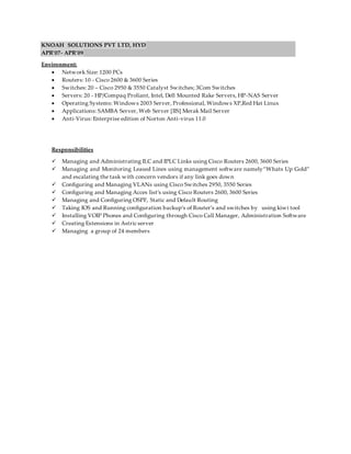 KNOAH SOLUTIONS PVT LTD | DOCX