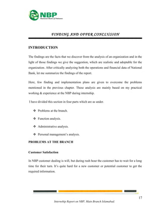 internship-report-national-bank-of-pakistan | DOC