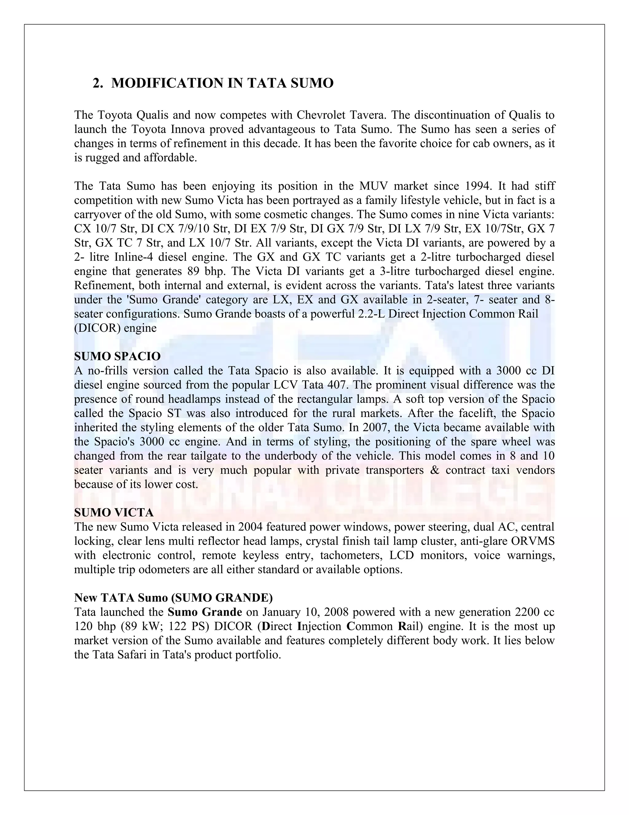 tata motors thesis | PDF