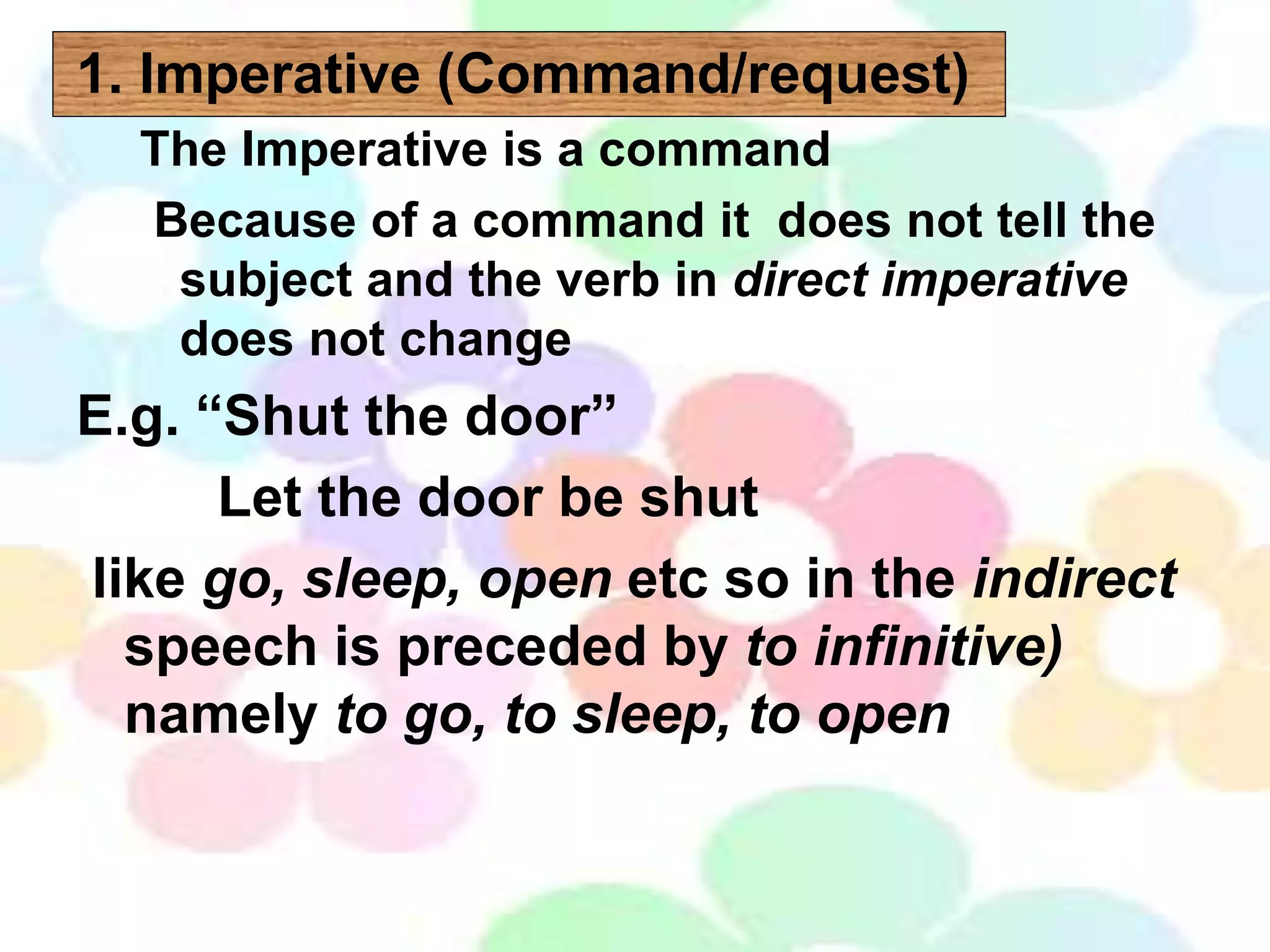 Direct and Indirect Speech | PPT