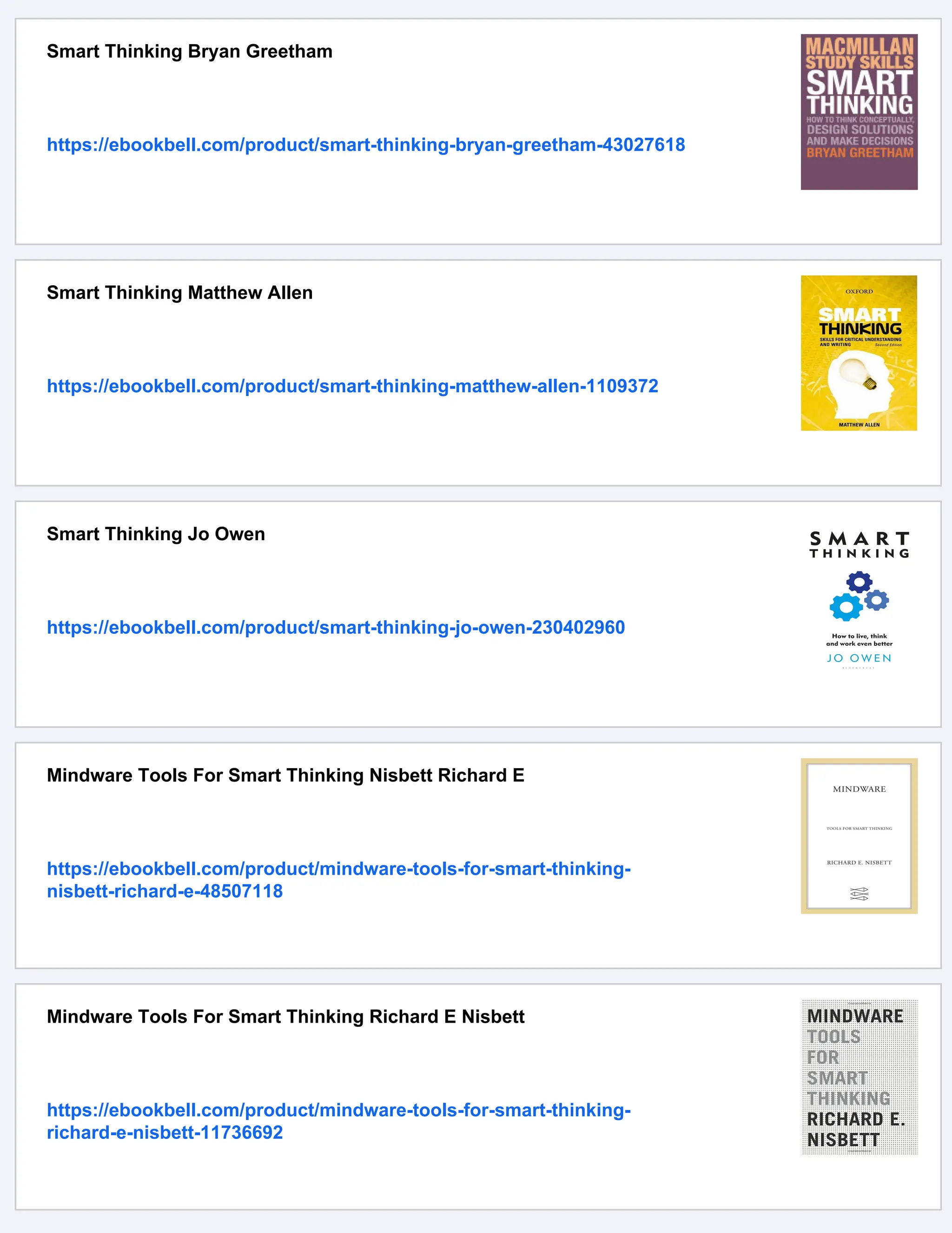 Smart Thinking Skills For Critical Understanding And Writing Second ...