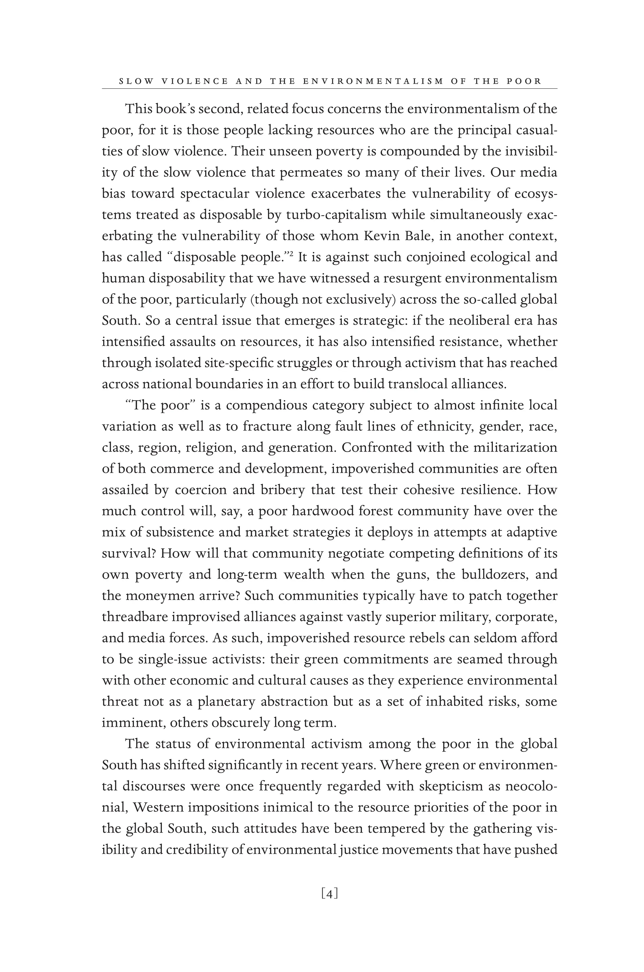 Slow Violence And The Environmentalism Of The Poor Rob Nixon | PDF