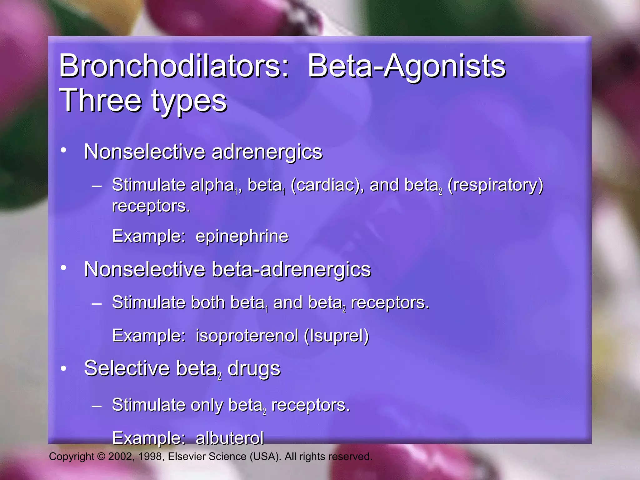 bronchodilators | PPT