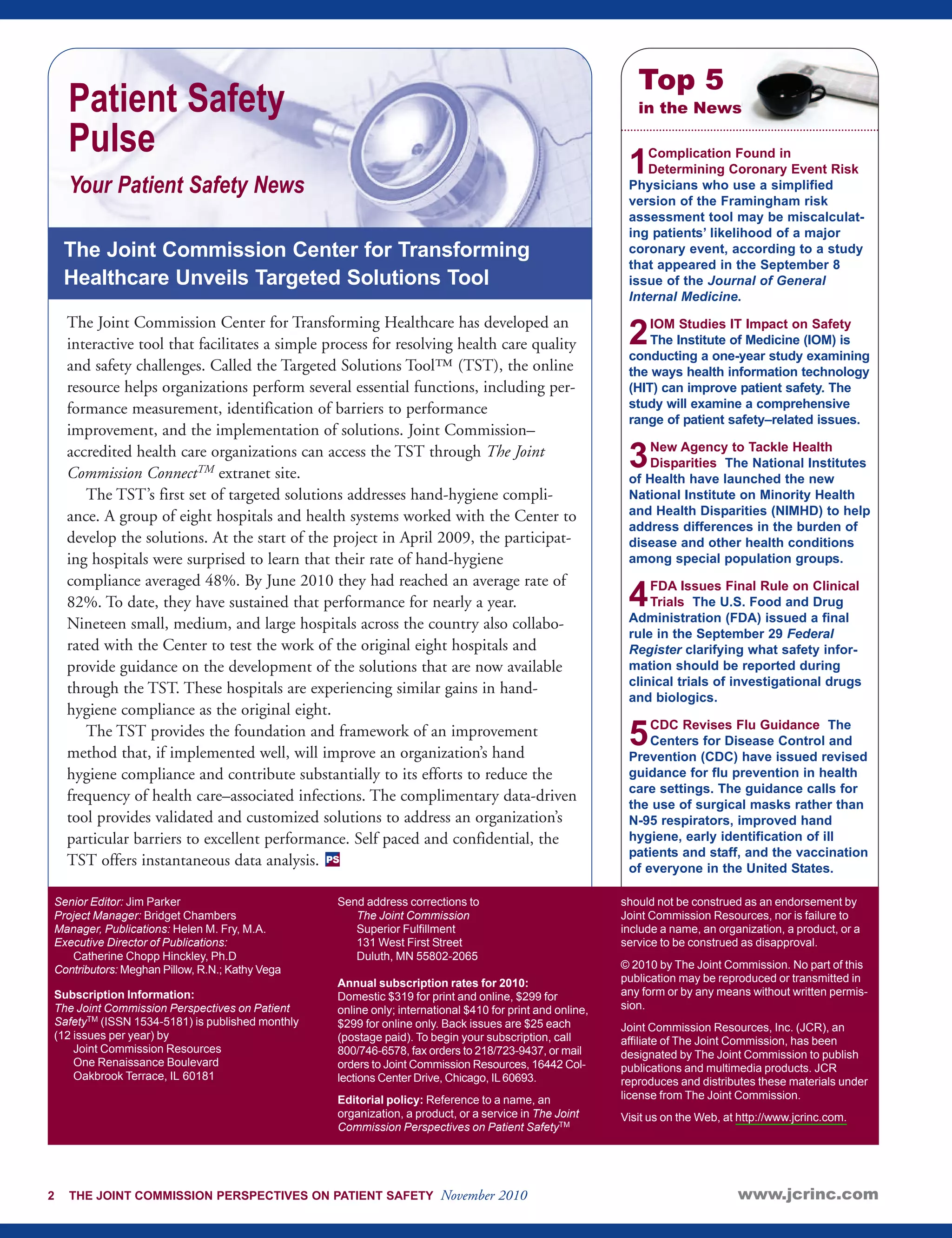 Joint Commission- SBAR Pt2- Dec10 copy | PDF