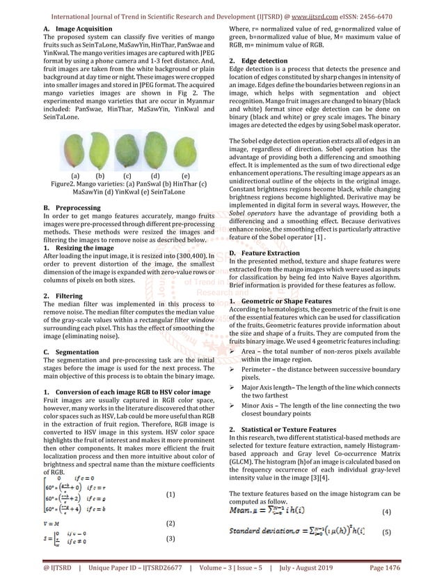 Classification Of Mango Fruit Varieties Using Naive Bayes Algorithm Pdf