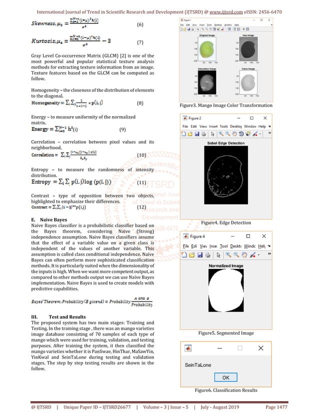 Classification of Mango Fruit Varieties using Naive Bayes Algorithm | PDF