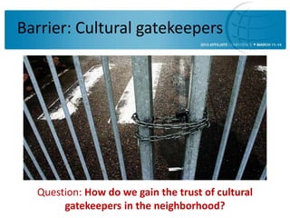 Overcoming Barriers to Community Engagement | PPTX