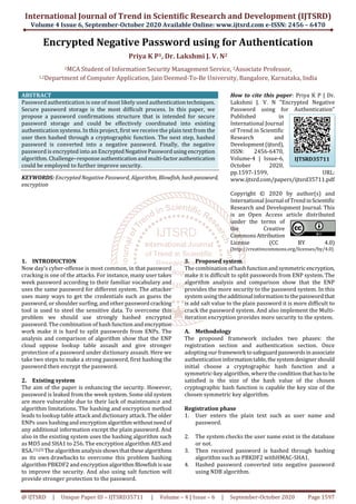 Encrypted Negative Password using for Authentication | PDF | Information and Network Security ...