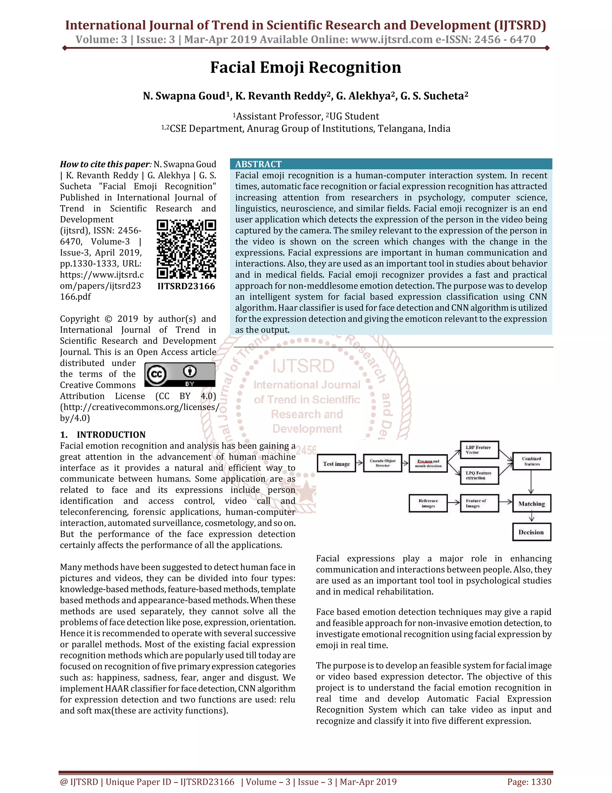 Facial Emoji Recognition | PDF