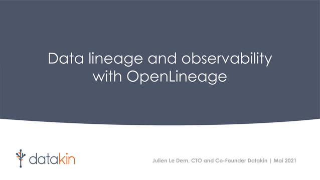 Observability for Data Pipelines With OpenLineage | PDF | Databases | Computer Software and ...