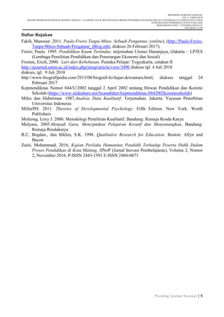 Desain Program Penerapan Konsep Trilogy+1 Learner u ntuk Menciptakan ...