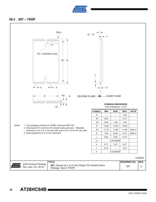2864 EEPROM | PDF