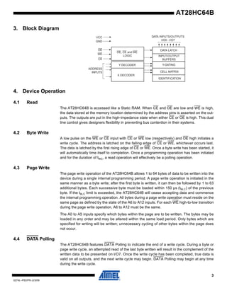 2864 EEPROM | PDF