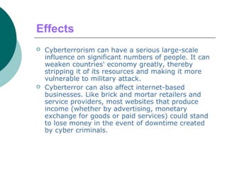 28658043 cyber-terrorism | PPT