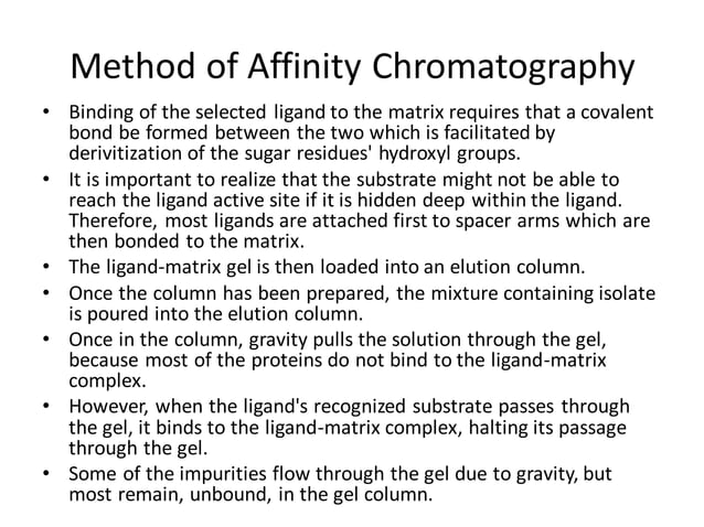 286676242-Affinity-Chromatography-ppt.pdf | Chemistry | Science