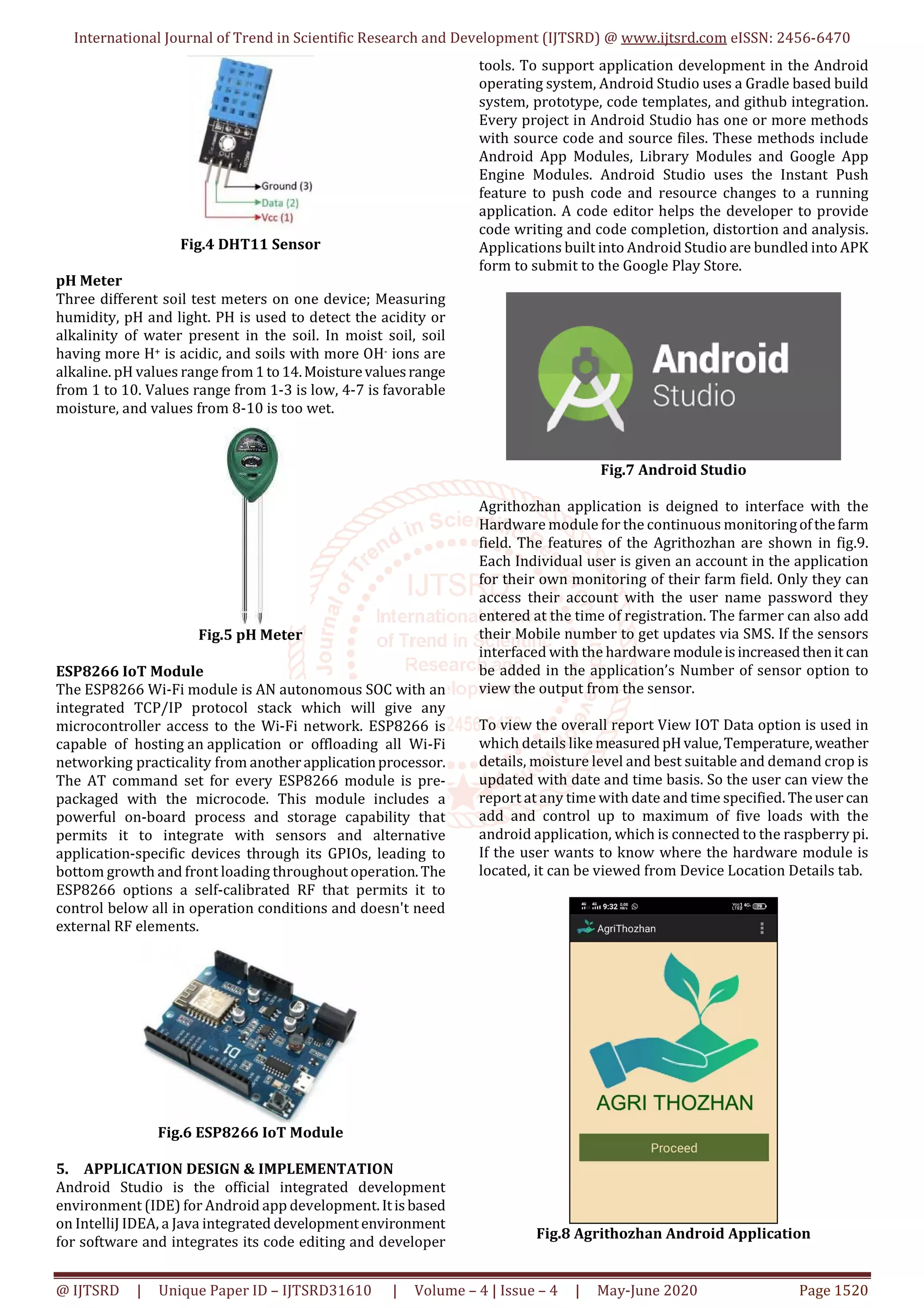 Agrithozhan - Development of Android Application for Smart Farming | PDF