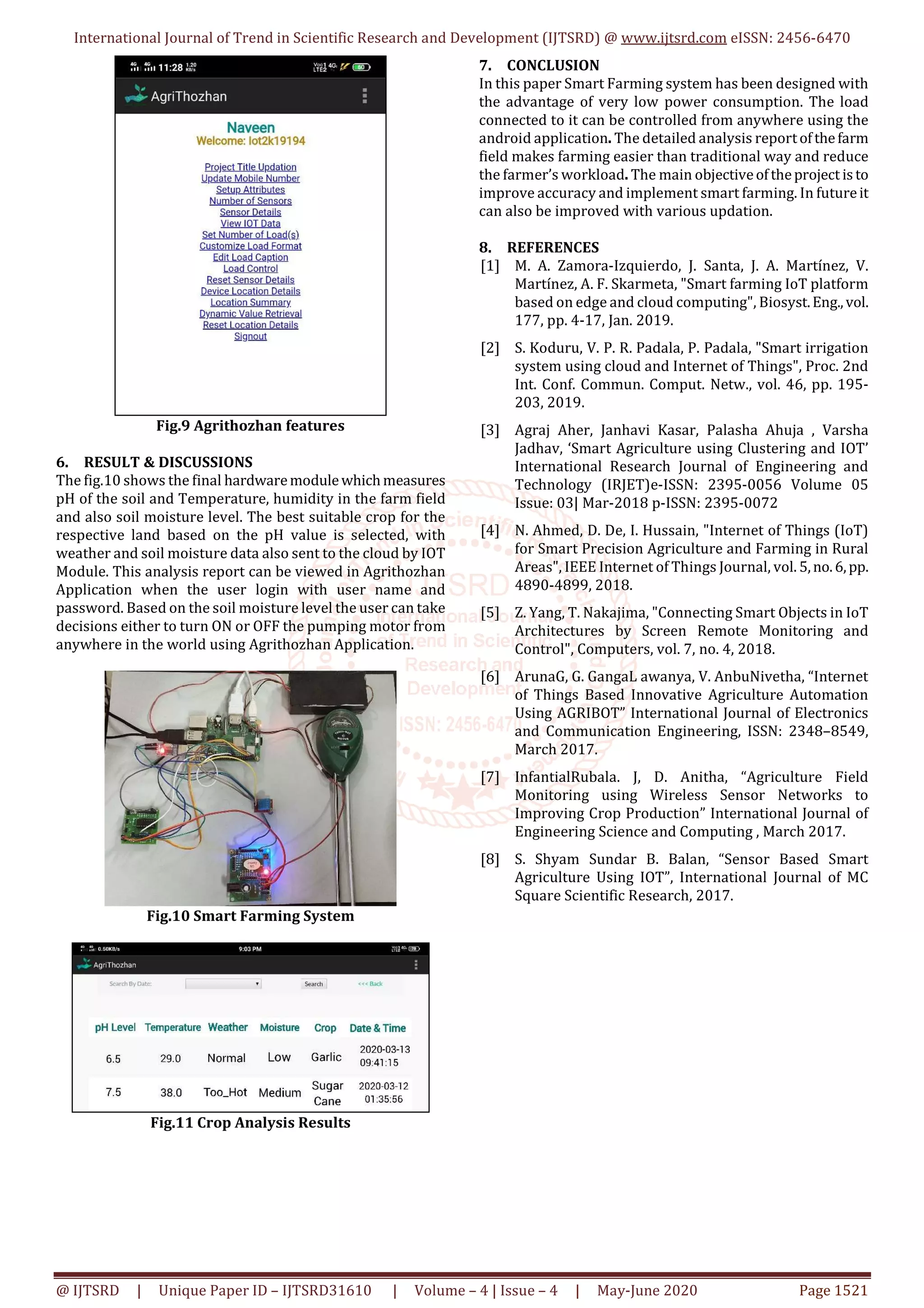 Agrithozhan - Development of Android Application for Smart Farming | PDF