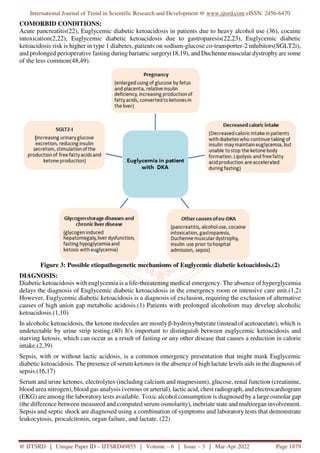 A Review on Euglycemic Diabetic Ketoacidosis | PDF