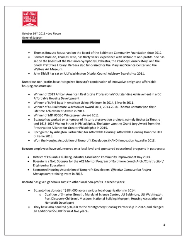 Bozzuto Group Research JF 10.7.15 Writing Sample | PDF