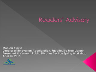 Readers Advisory | PPTX